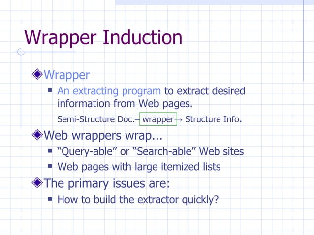 IE for Semi-structured Document: Supervised Approach | PPT