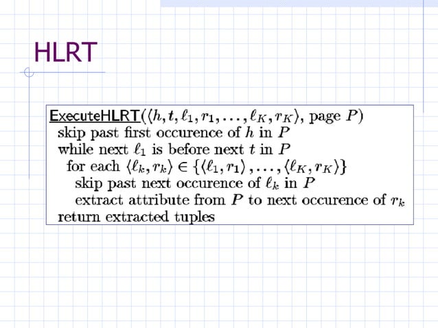 IE for Semi-structured Document: Supervised Approach | PPT