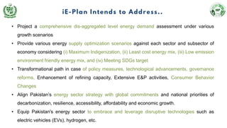 Pakistan Integrated Energy Plan (iE-Plan) | PDF