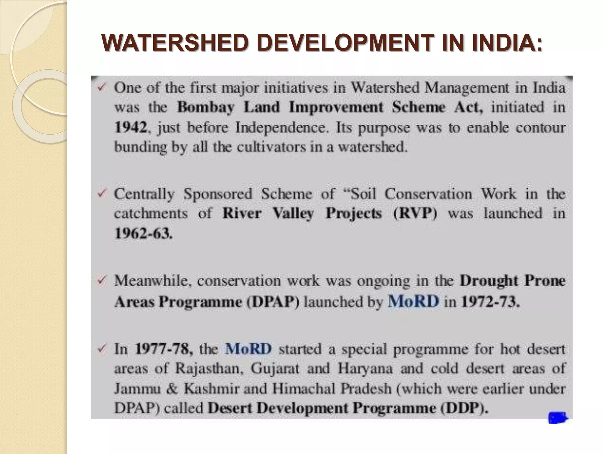 WATERSHED MANAGEMENT - INTRODUCTION | PPT