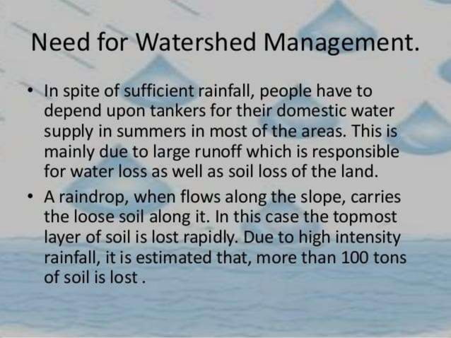 WATERSHED MANAGEMENT - INTRODUCTION | PPT | Geography | Science