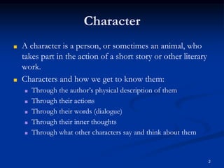 English 9 - 5 Important Elements of a Short Story | PPTX