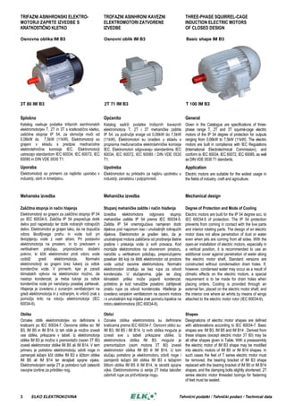 Электродвигатели Elko Elektrokovina | PDF