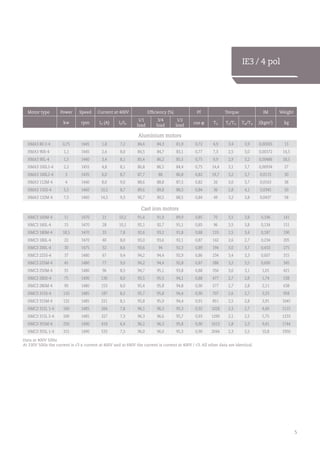Hoyer IE3 Electric Motors | PDF