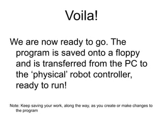 ie450RobotStudio.ppt | Programming Languages | Computing