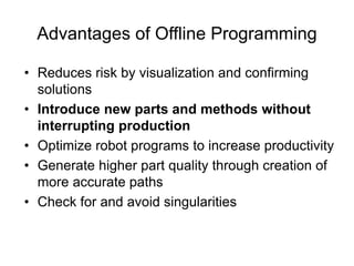 ie450RobotStudio.ppt | Programming Languages | Computing