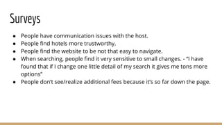 Airbnb User Interface Analysis Presentation | PPTX