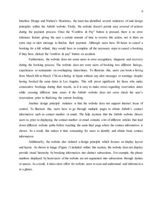 Airbnb User Interface Analysis Report | DOCX