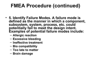 IE497Failure Modes and Effects Analysis (FMEA).ppt
