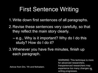 Tips for Researchers | PPT