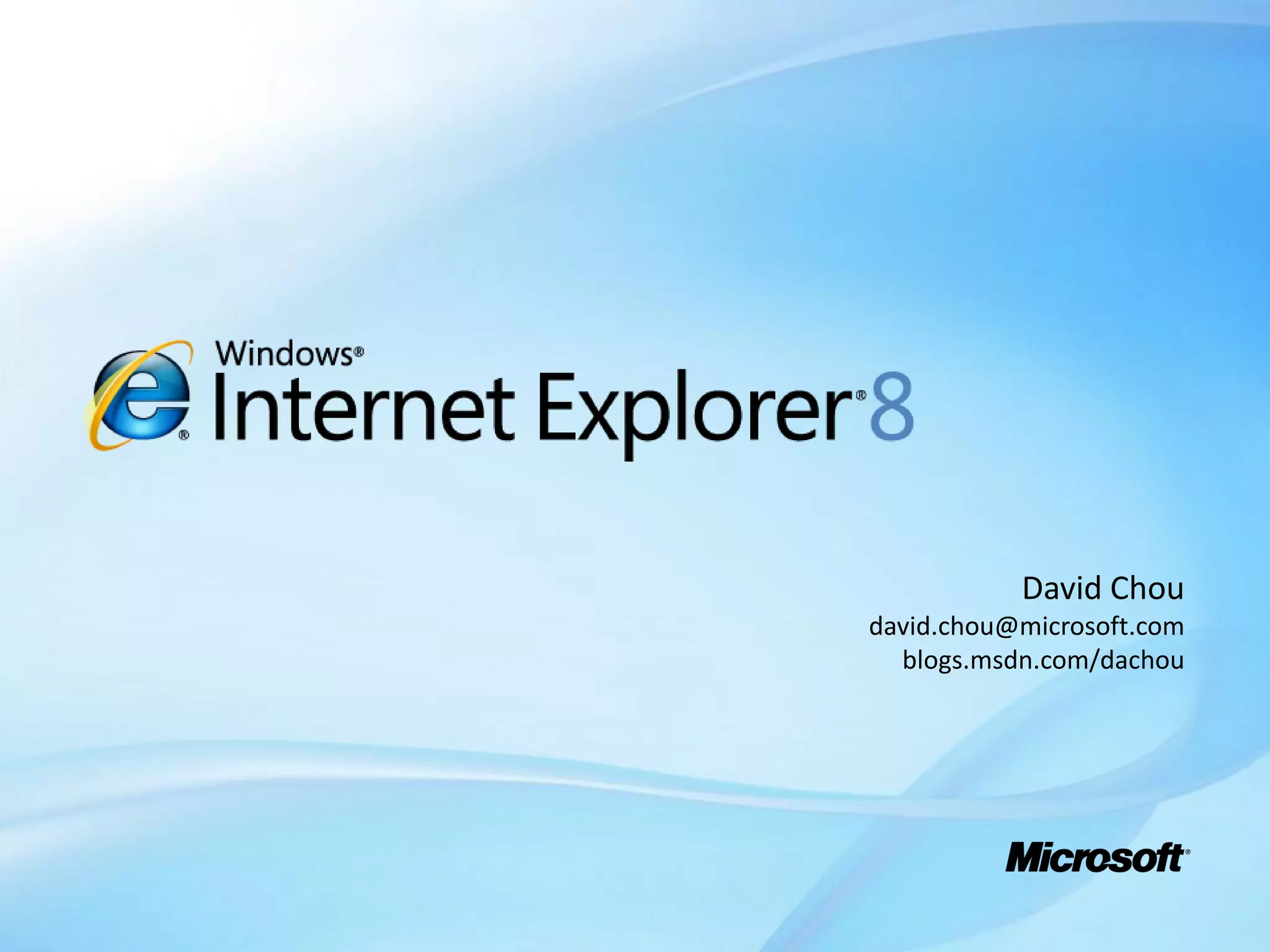 Internet Explorer 8 | PDF