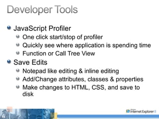 IE8 Dev Overview_pp2003 | PPT