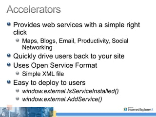 IE8 Dev Overview_pp2003 | PPT