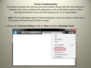 IE 9,10,11 Cookies and Cache | PDF | Browsers | Computer Software and Applications