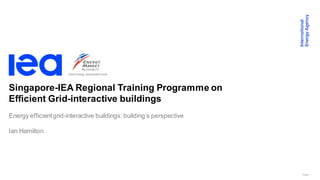 Regional Training Programme on Efficient Grid-interactive buildings | PDF