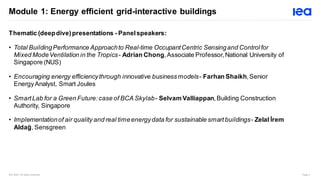 Regional Training Programme on Efficient Grid-interactive buildings | PDF