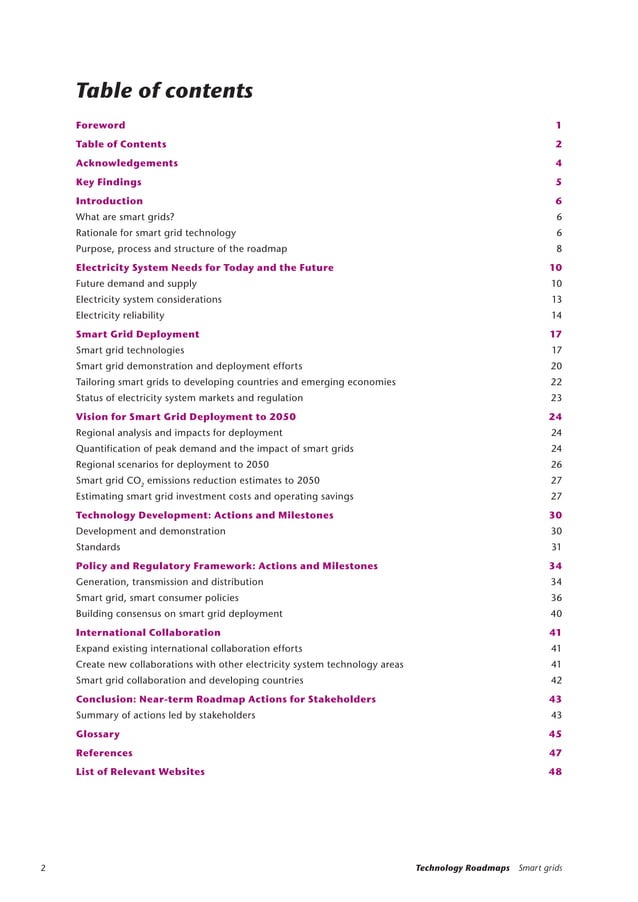 Iea technology roadmap smart grids | PDF | Power and Energy Industry ...