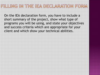 IEA Presentation | PPT