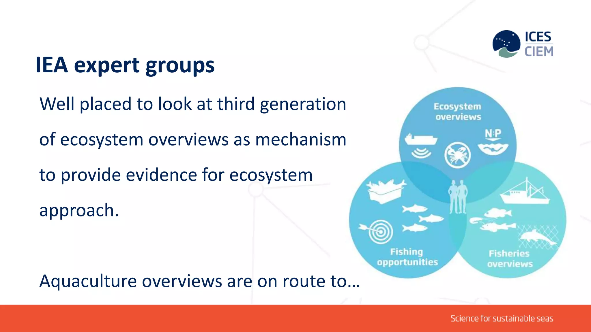 ICES advice and integrated ecosystem assessment expert groups | PPTX | Geography | Science