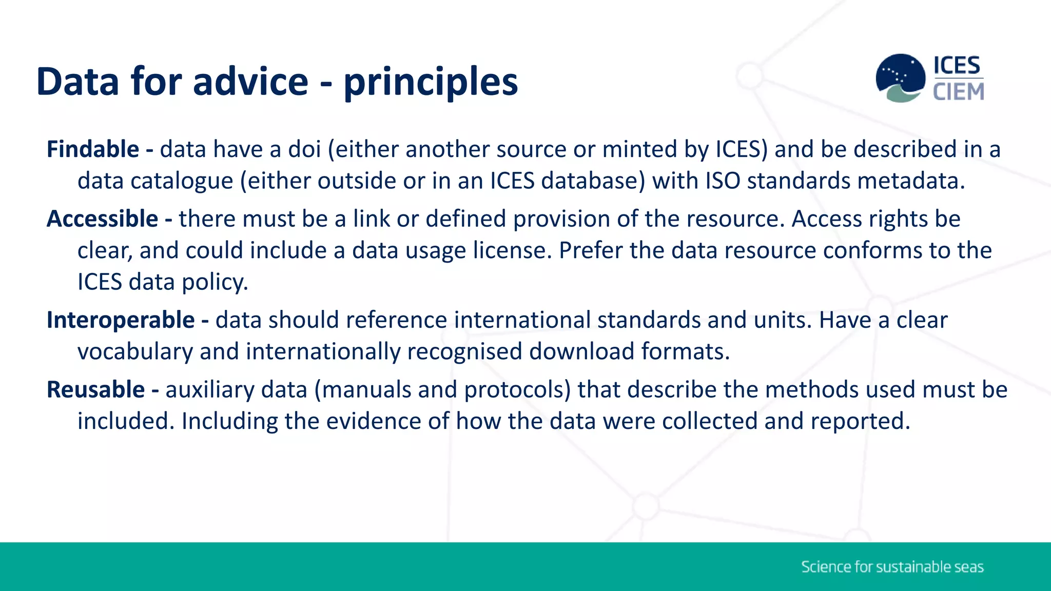 ICES advice and integrated ecosystem assessment expert groups | PPTX | Geography | Science