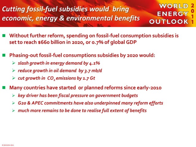 IEA - Analysis of Fossil Fuel Subsidies | PPT