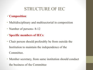 institutional ethics committee | PPTX