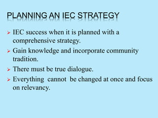 Information education and communication (IEC) | PPTX