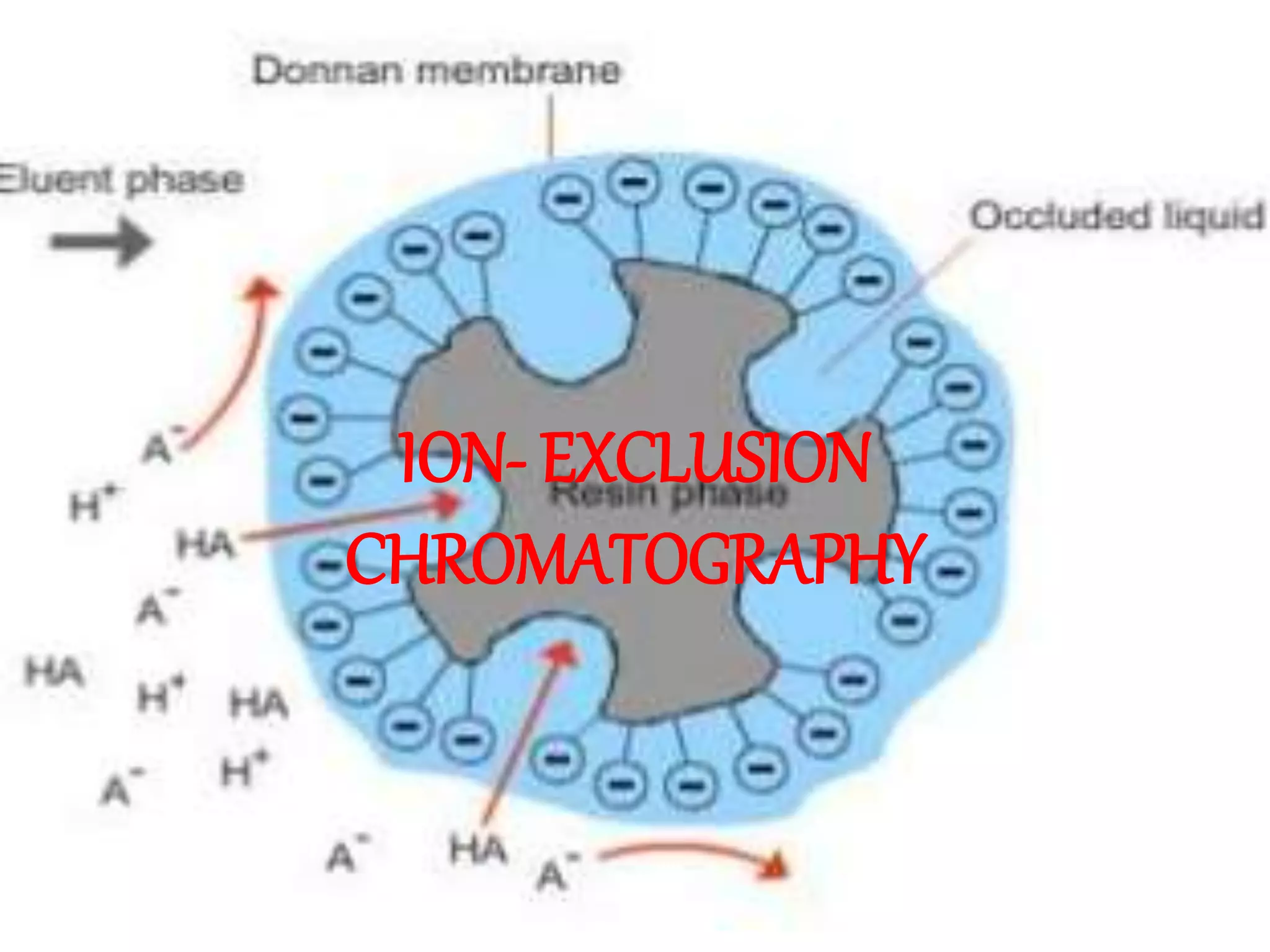 ION-EXCLUSION CHROMATOGRAPHY | PPTX
