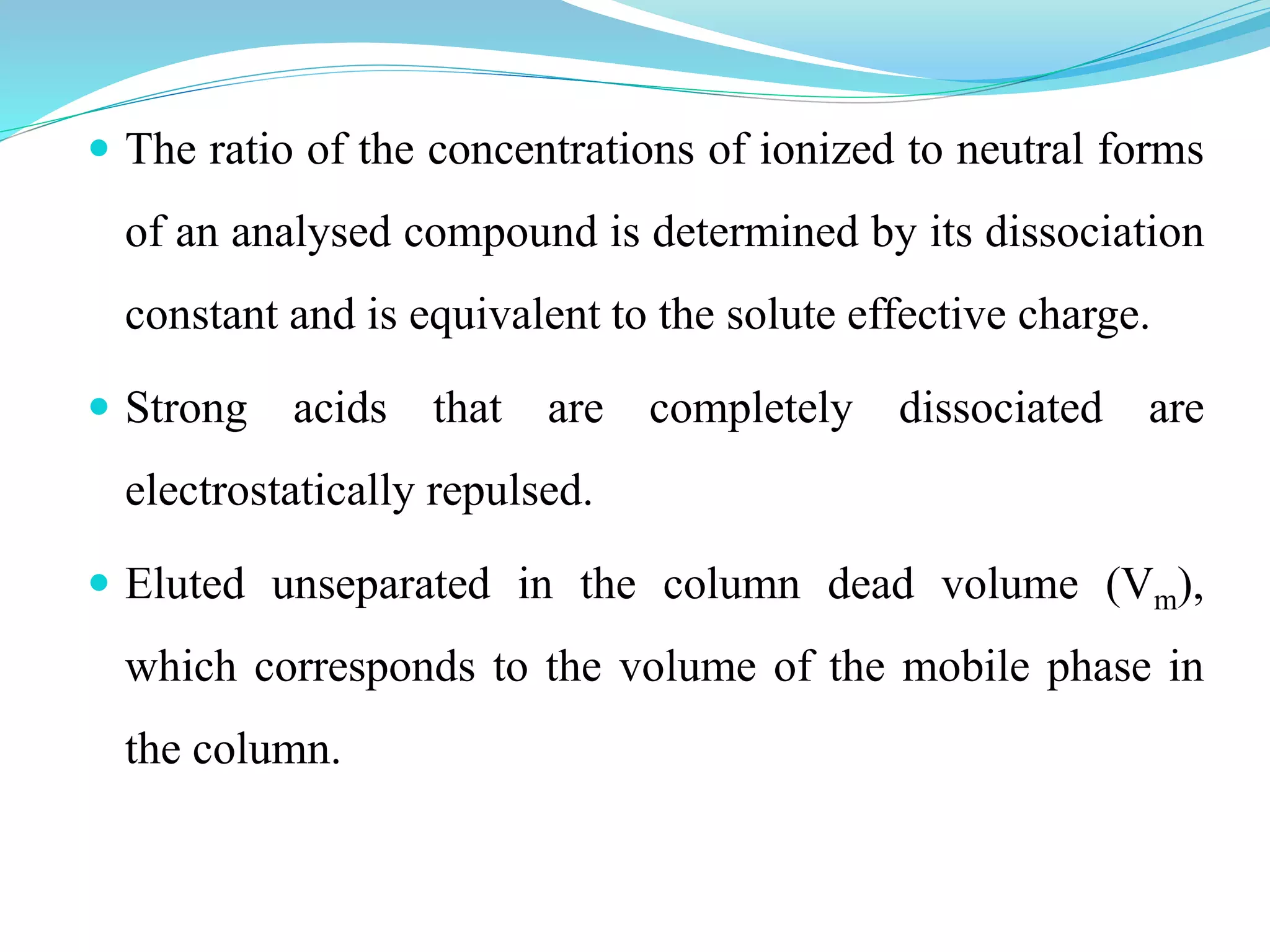 ION-EXCLUSION CHROMATOGRAPHY | PPTX