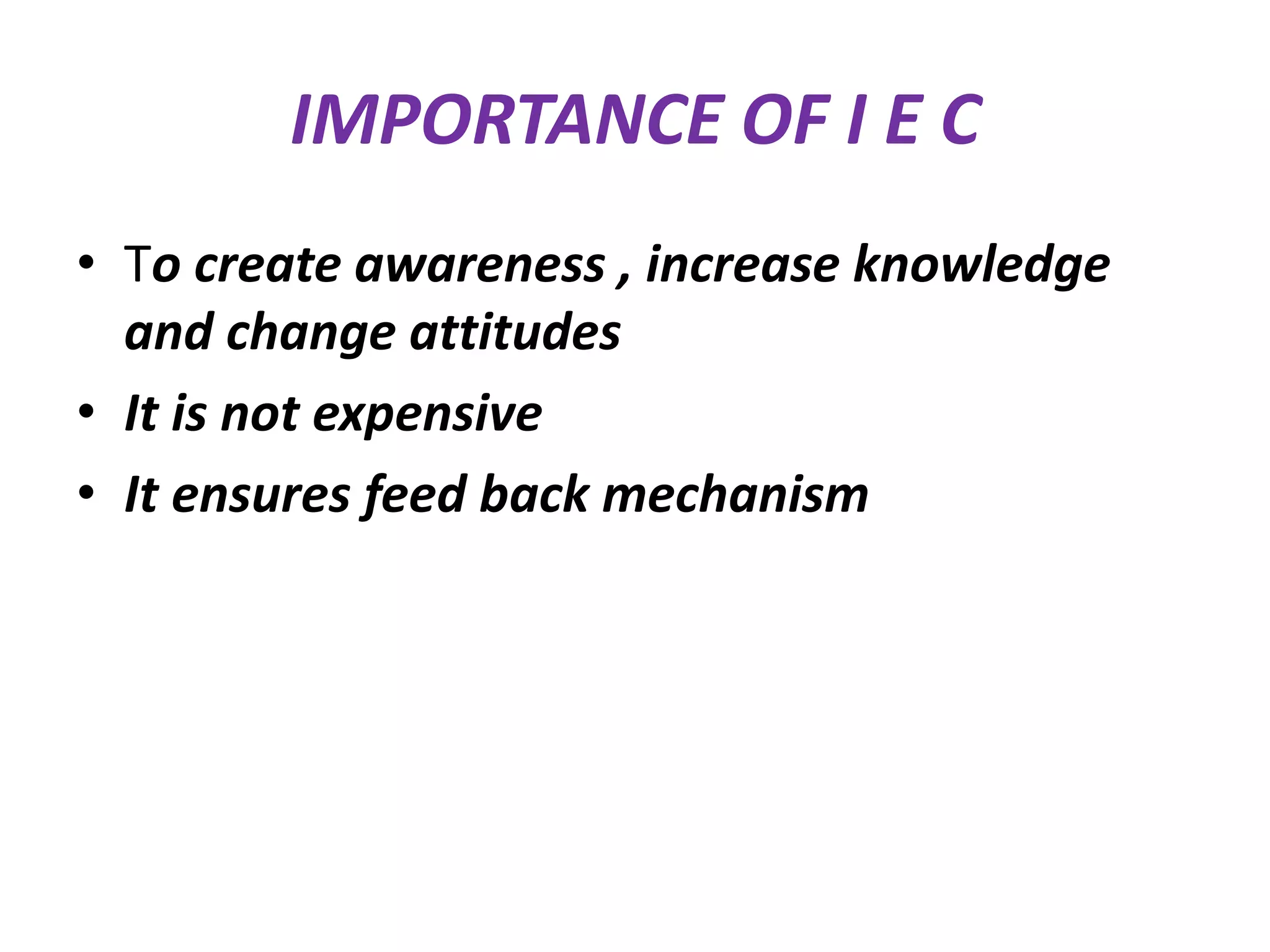 Information Education Communication | PPTX
