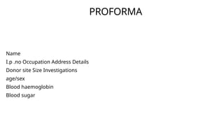 Healing of donor site analysis Iec .pptx