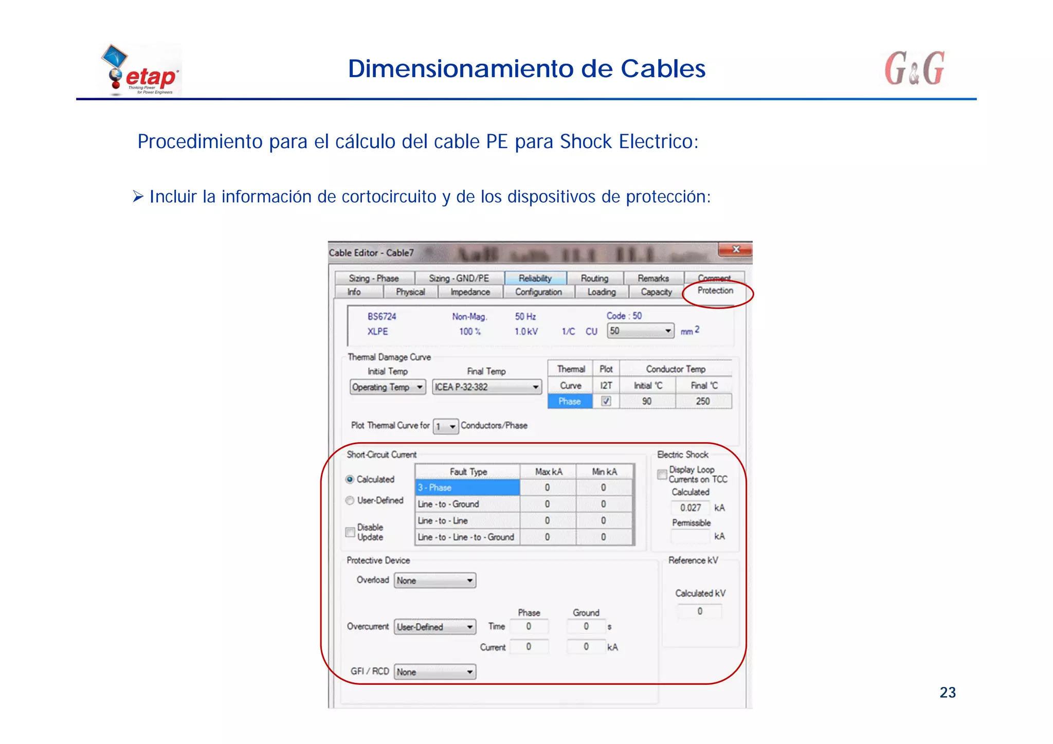 ETAP - Iec 60364 cable sizing (dimensionamiento de cables) | PDF