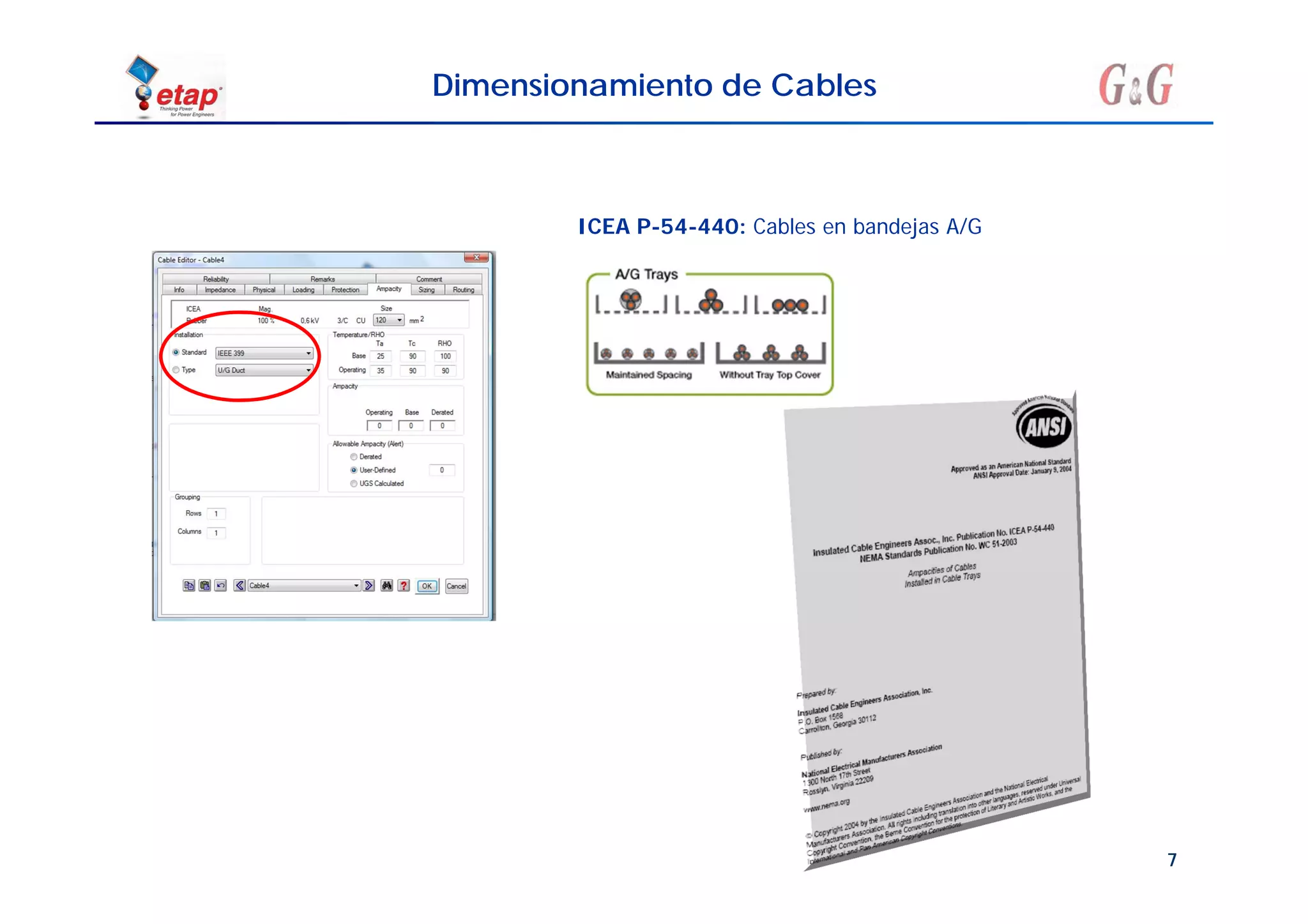 ETAP - Iec 60364 cable sizing (dimensionamiento de cables) | PDF