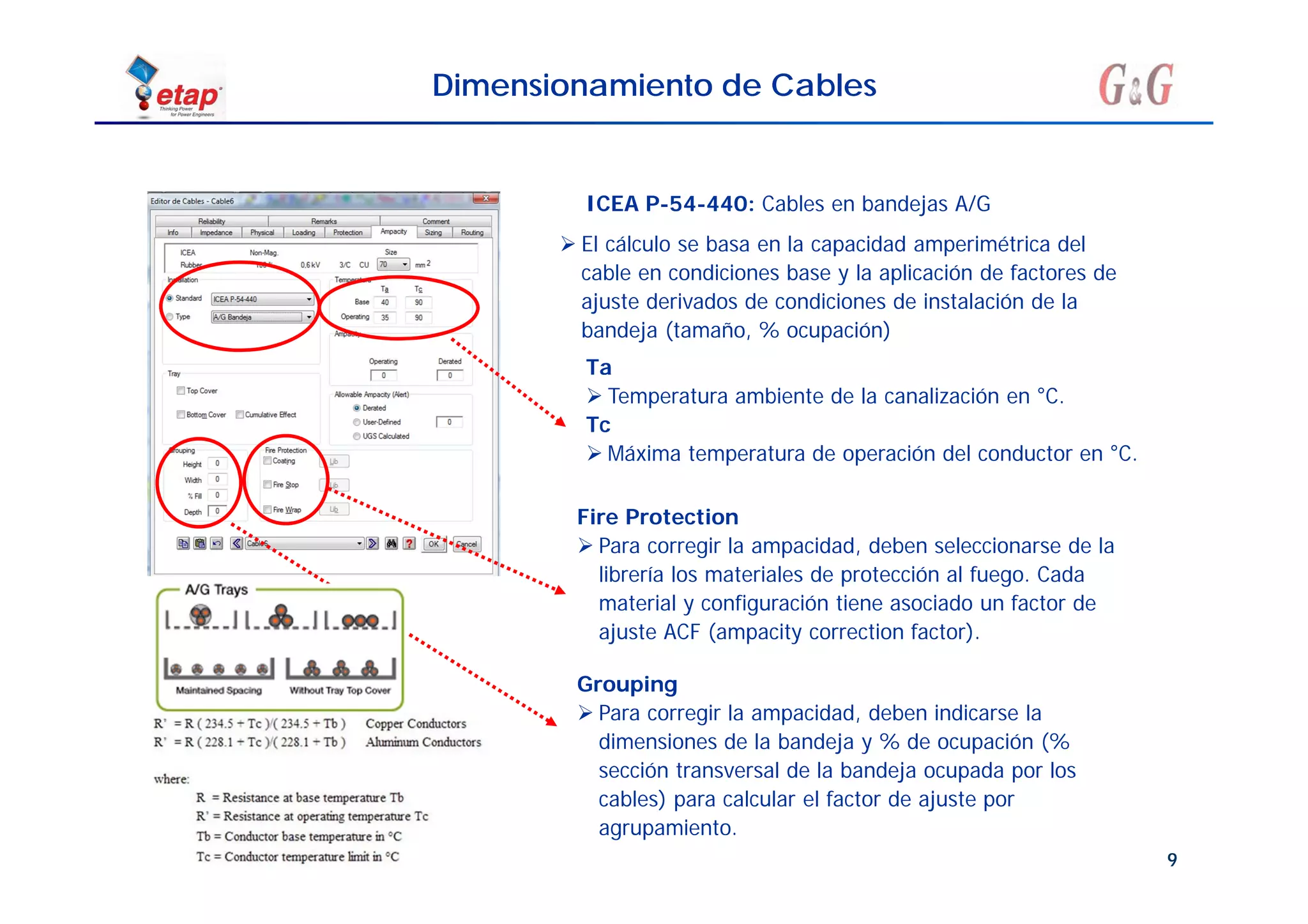 ETAP - Iec 60364 cable sizing (dimensionamiento de cables) | PDF