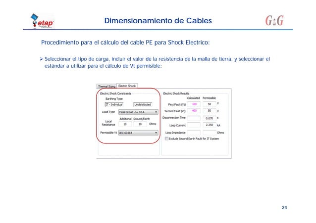 ETAP - Iec 60364 cable sizing (dimensionamiento de cables) | PDF