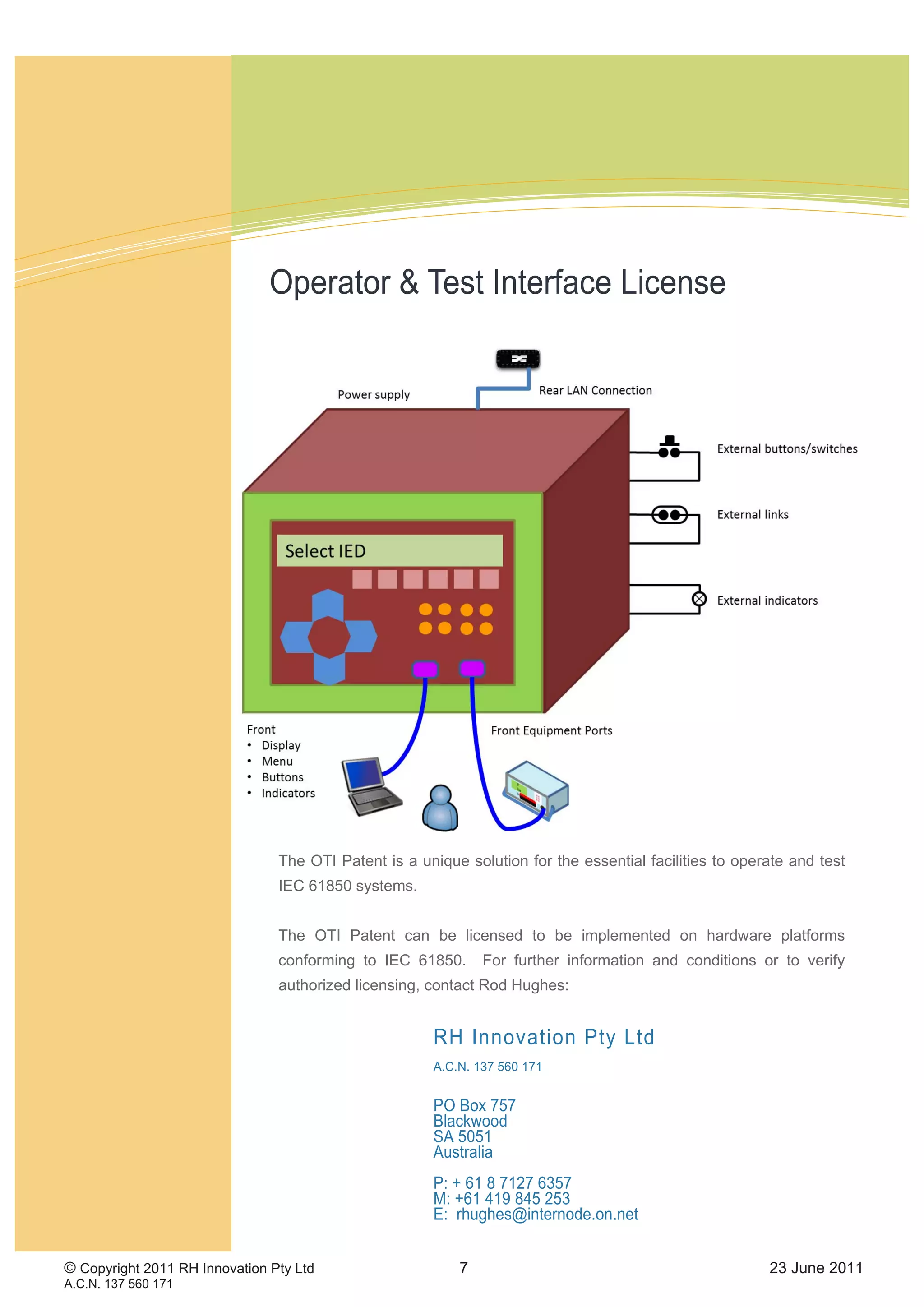 IEC 61850 Operating And Test Interface | PDF