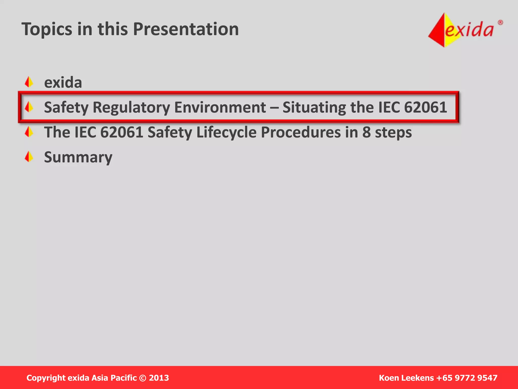 IEC 62061 introduction | PPTX