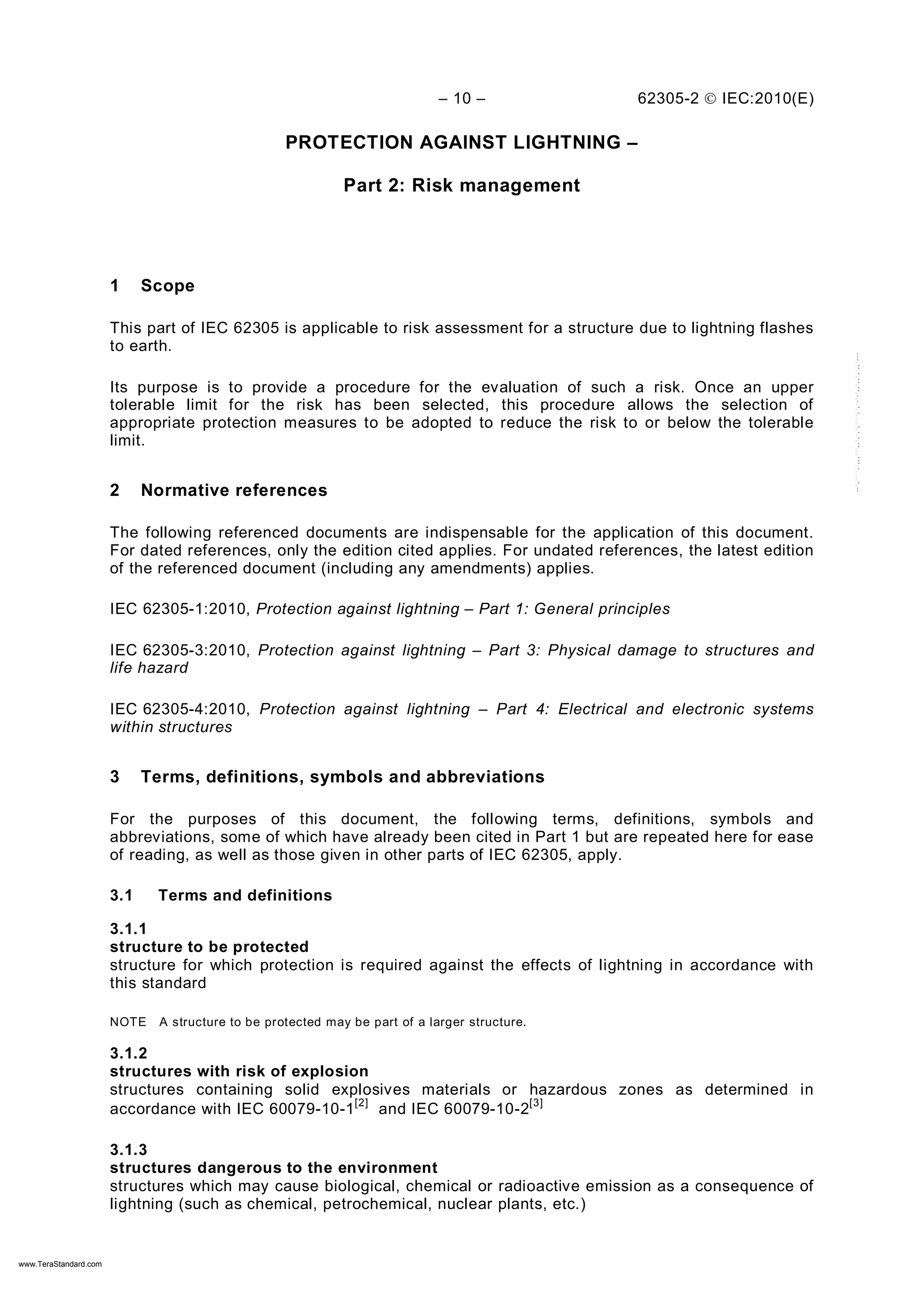 IEC62305-2.pdf Protection against lightning – Part 2: Risk management | PDF