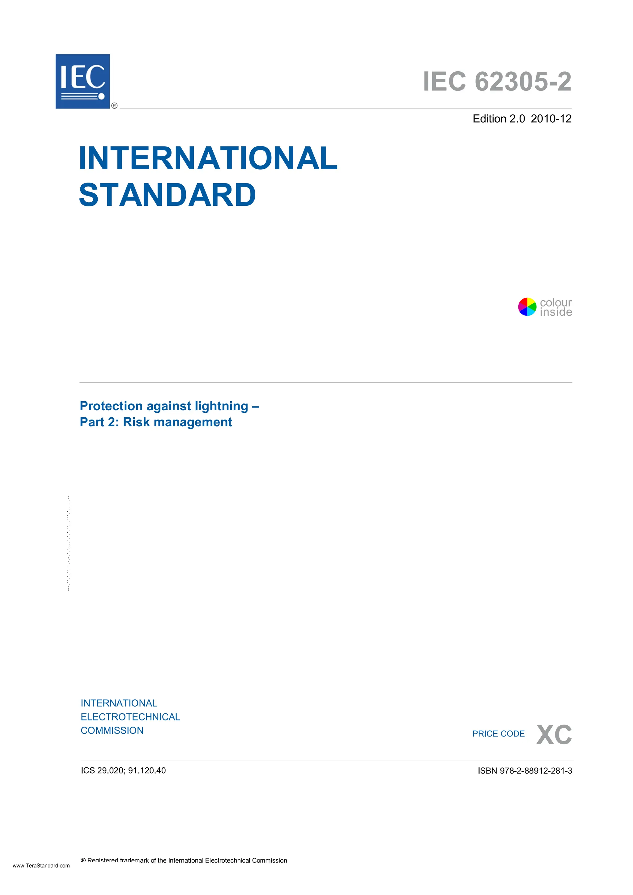IEC62305-2.pdf Protection against lightning – Part 2: Risk management | PDF