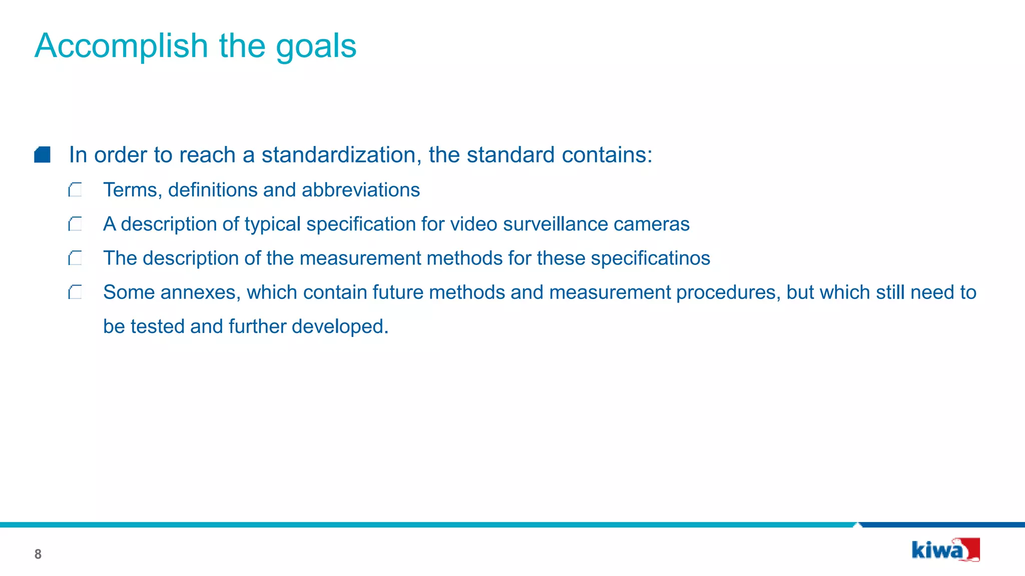 Iec 62676 5 standardized spezification of image quality | PPTX