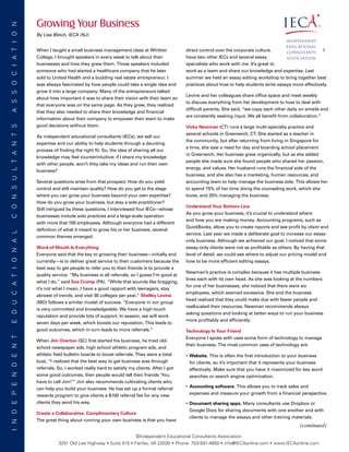 Growing Your Service Based Business | PDF