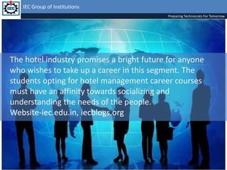 Iec has ranked 5 in top 50 hotel management colleges | PPTX | Business ...