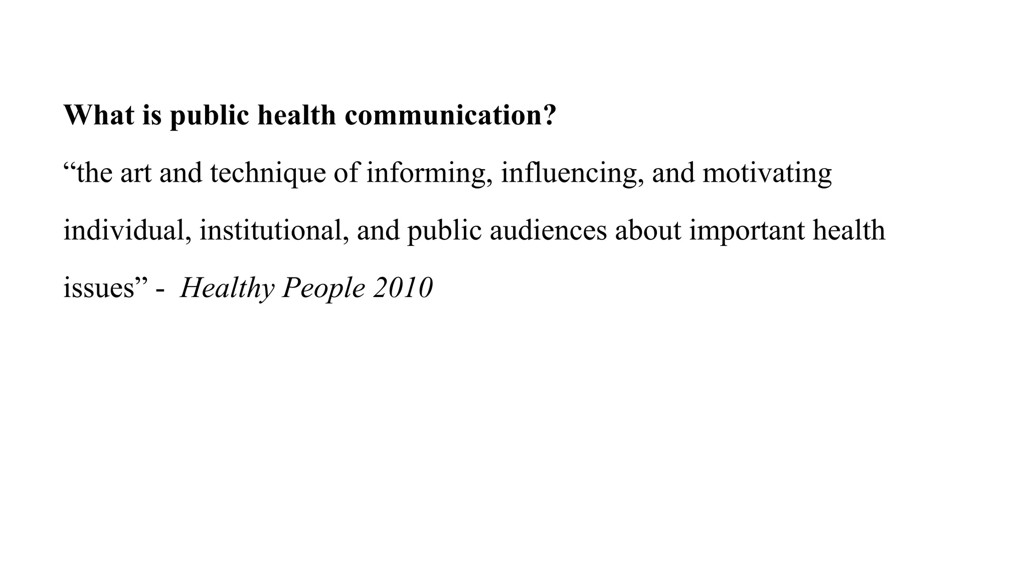 IEC in public health | PPTX