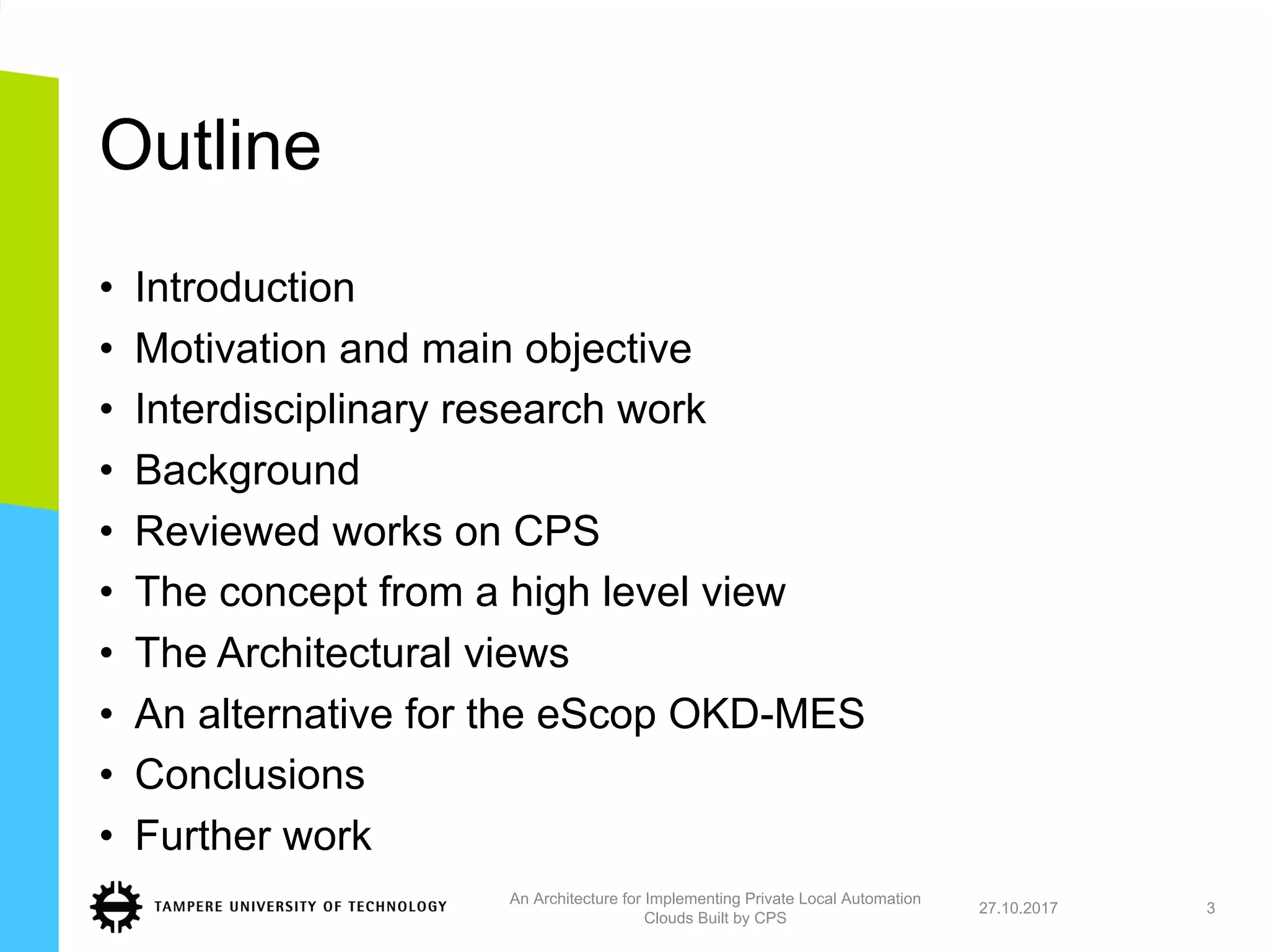 An Architecture for Implementing Private Local Automation Clouds Built by CPS | PPT