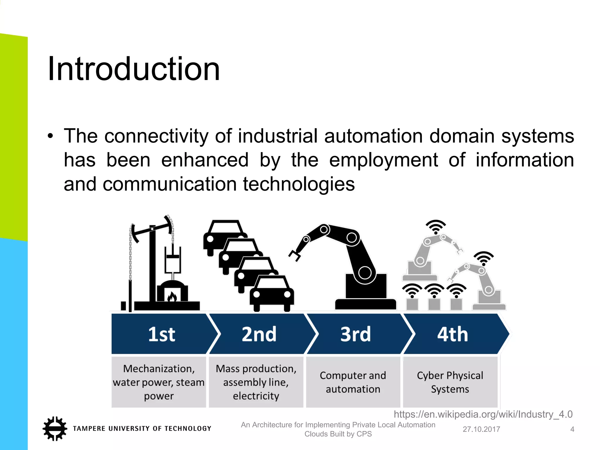 An Architecture for Implementing Private Local Automation Clouds Built by CPS | PPT