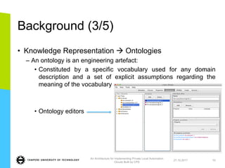 An Architecture for Implementing Private Local Automation Clouds Built by CPS | PPT
