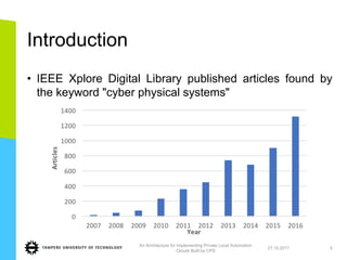 An Architecture for Implementing Private Local Automation Clouds Built ...
