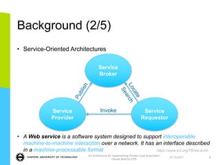 An Architecture for Implementing Private Local Automation Clouds Built by CPS | PPT