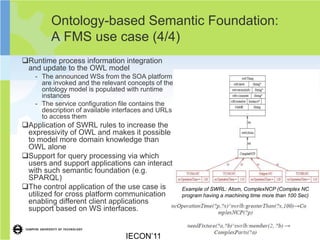 An Ontology-based Semantic Foundation for Flexible Manufacturing Systems | PPTX