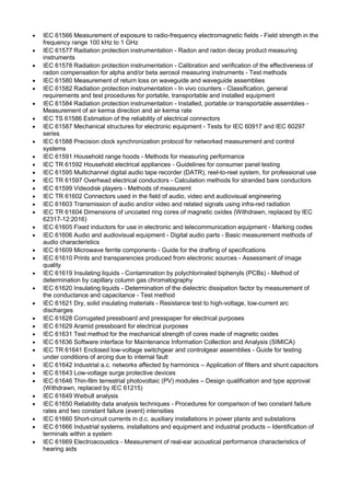 Iec standards | PDF